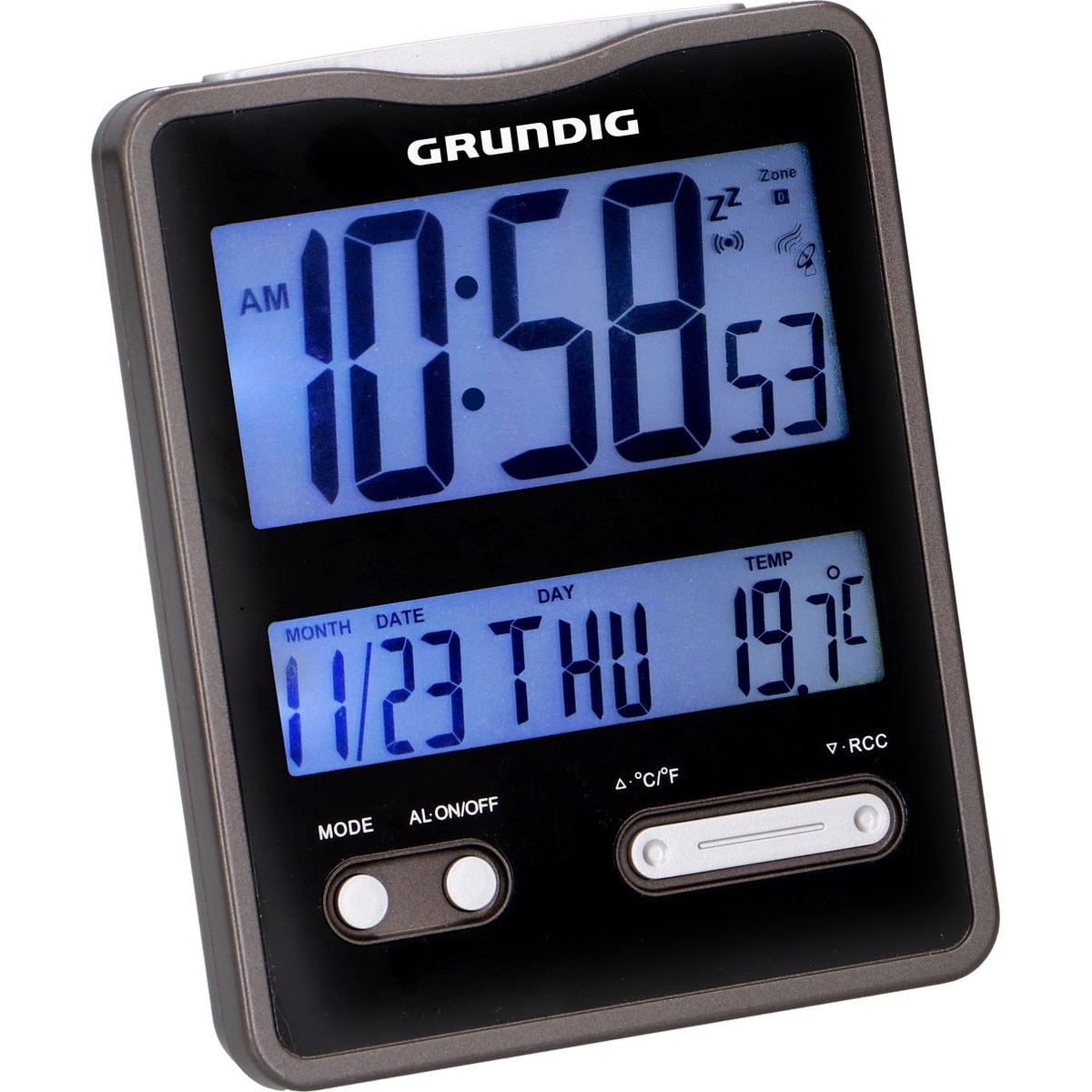 Statie Meteo Grundig cu termometru de camera, ceas, alarma, valori ...