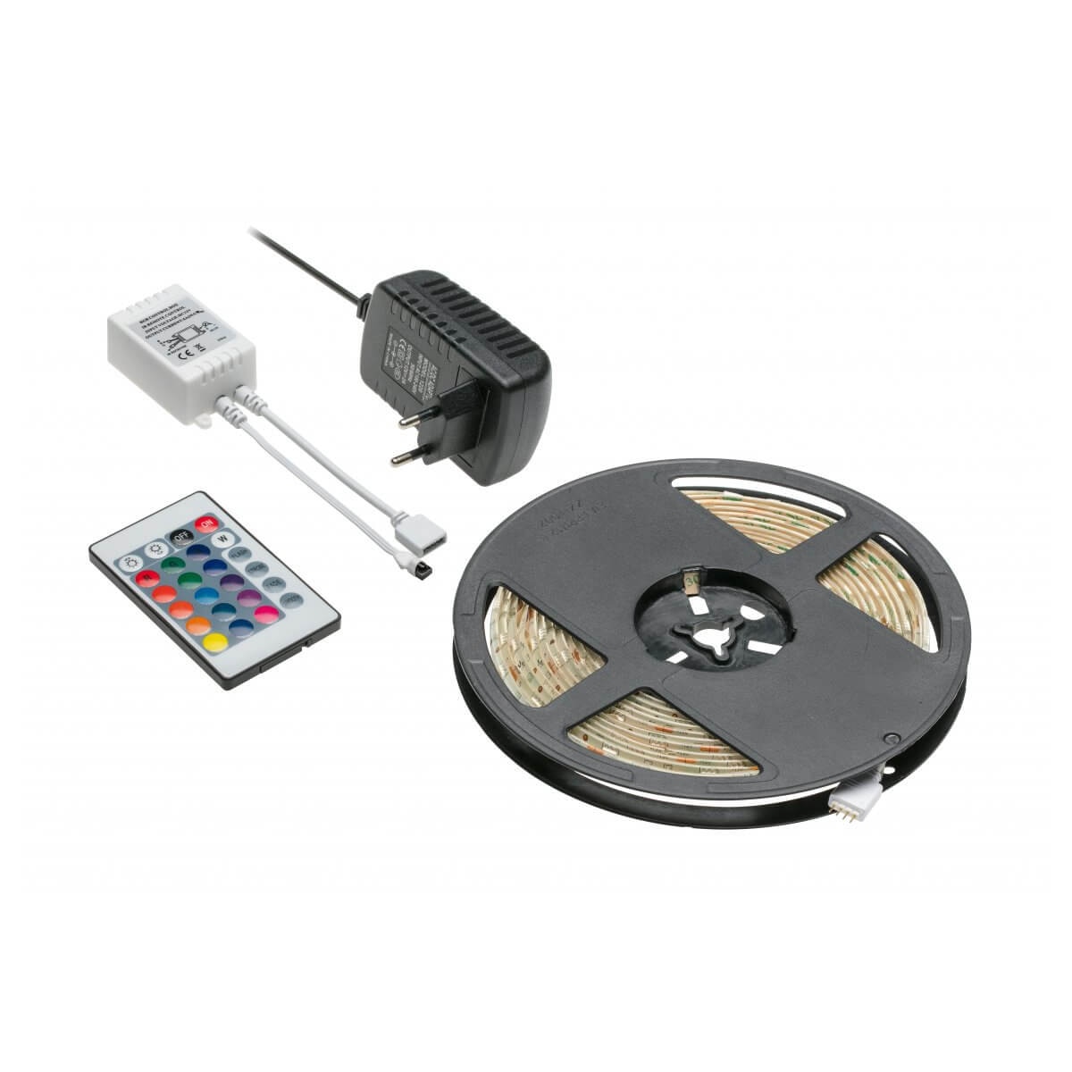 Kit banda led 10 mm RGB 25W, 12V, IP20, 5 ml - eMAG.ro