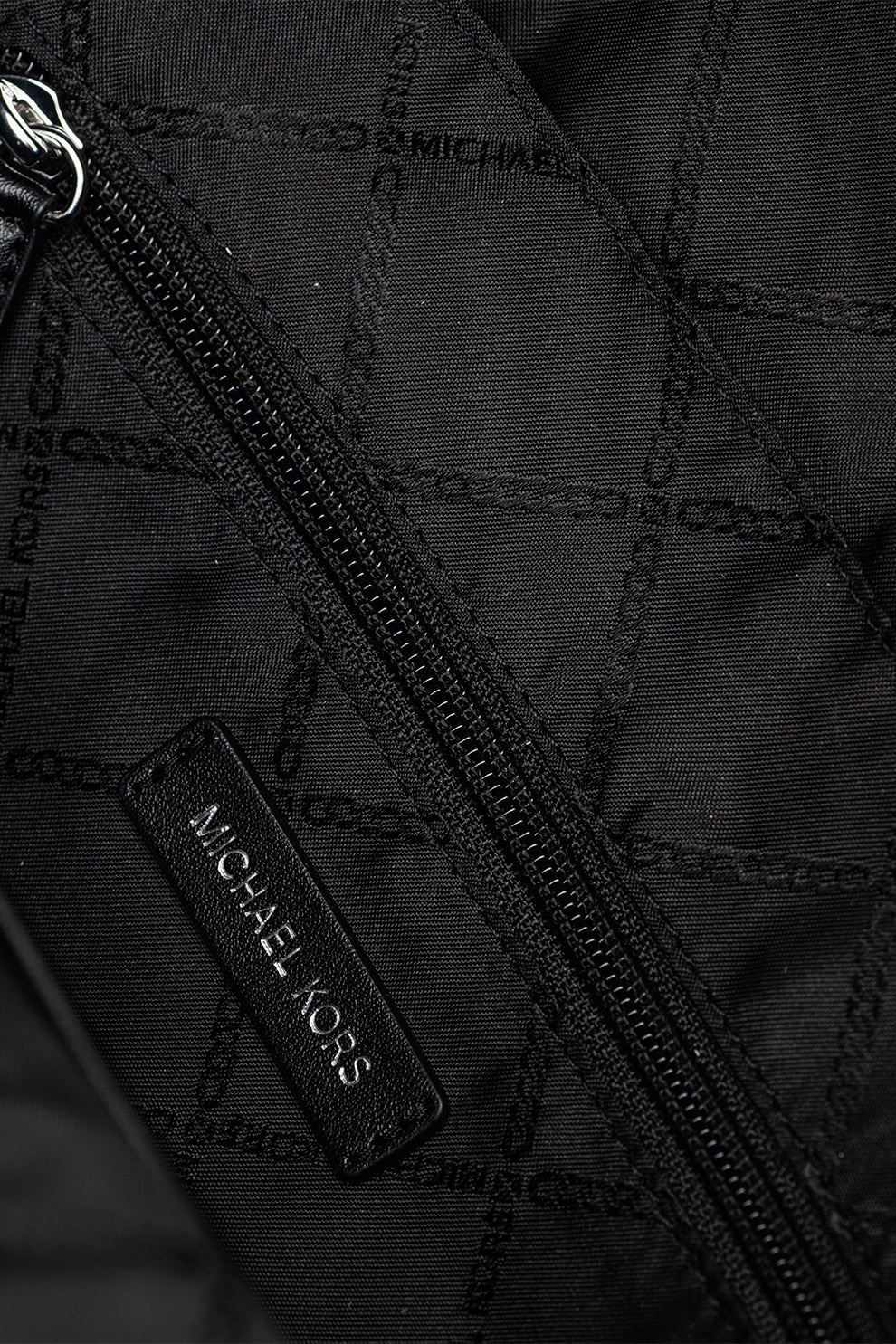 Michael Kors, Rucsac din material textil cu aplicatie logo metalica ...