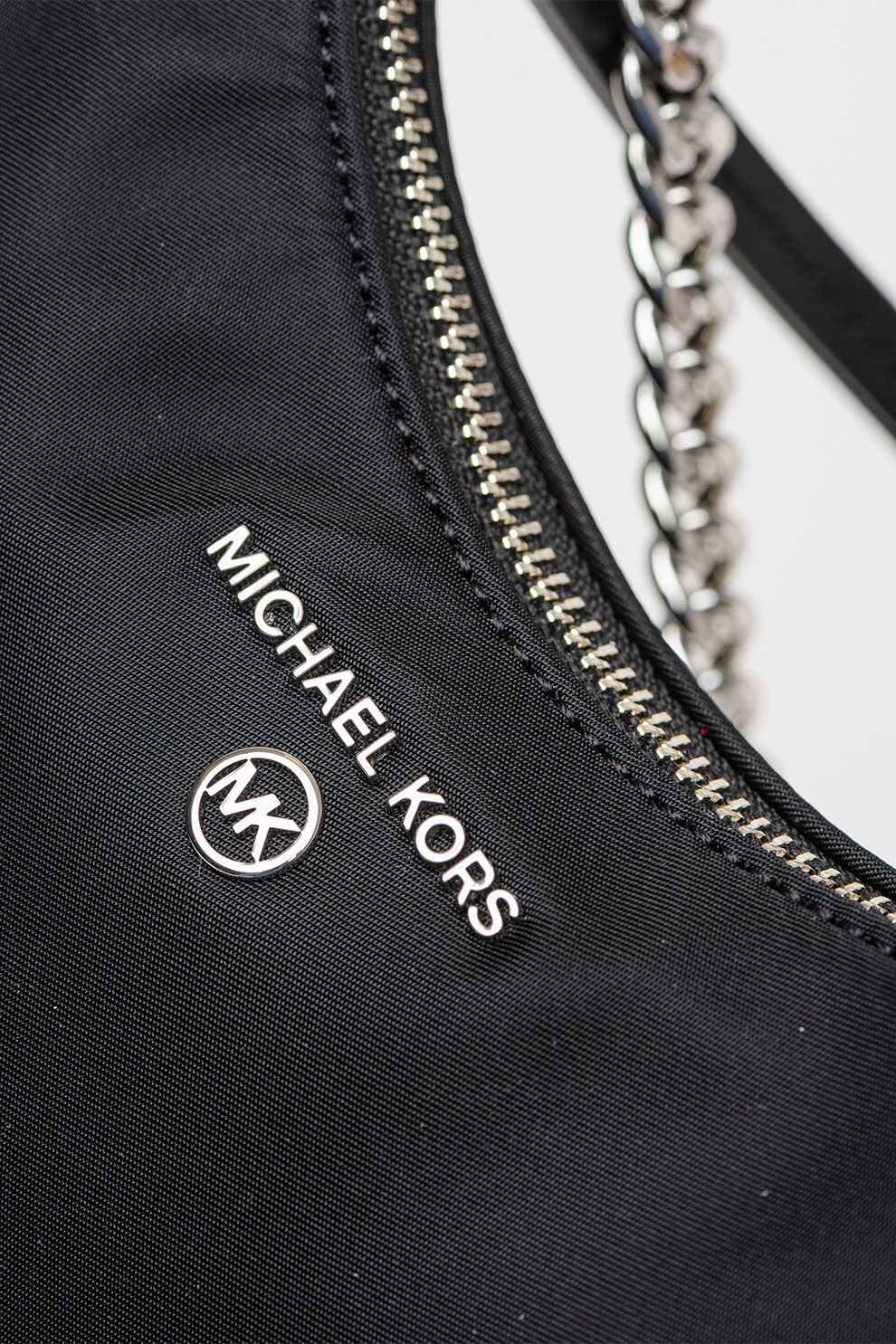 Michael Kors, Geanta cu maner din lant Jet Set, Negru - eMAG.ro