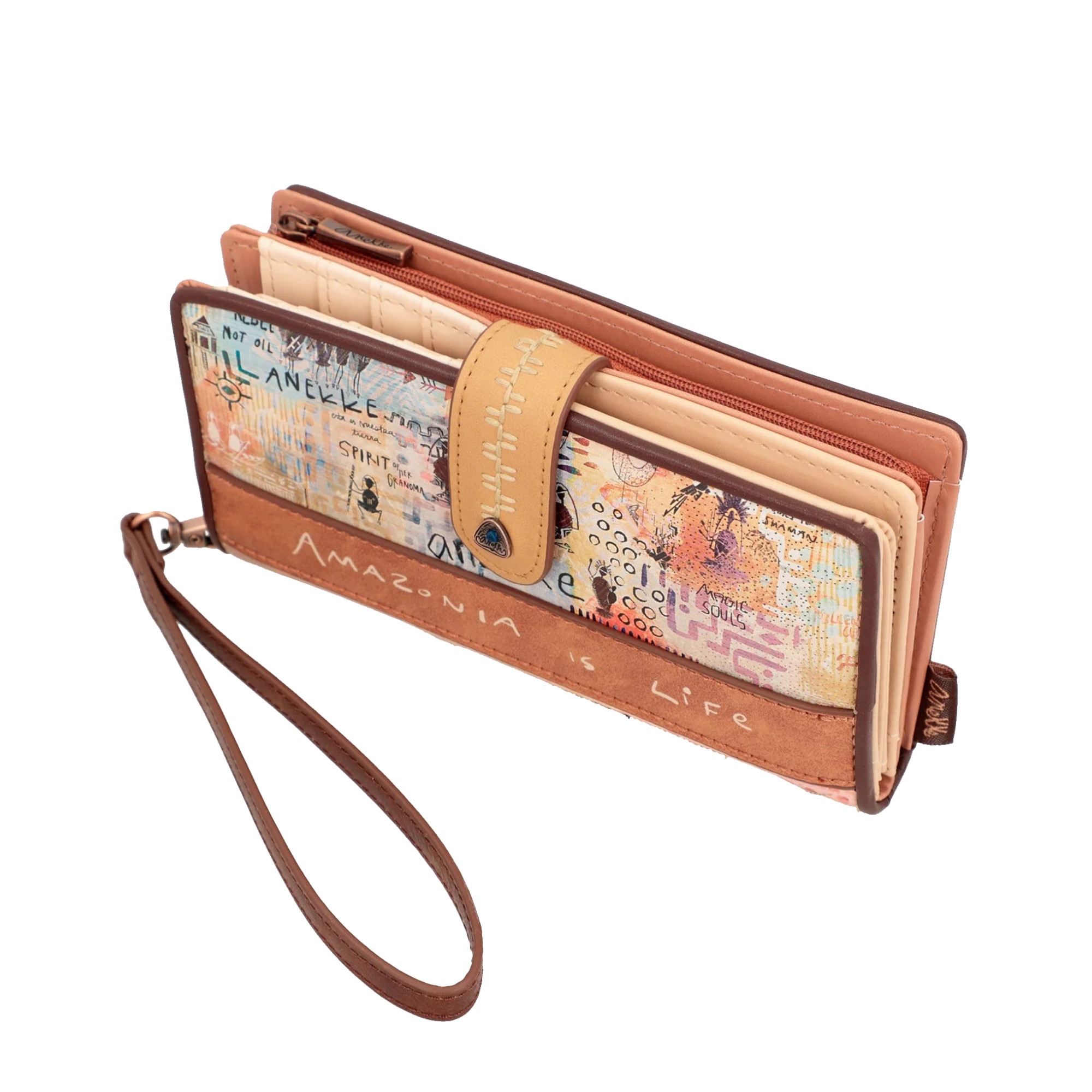 Дамски портфейл Anekke Menire, голям RFID с защита, 36609-901 ...