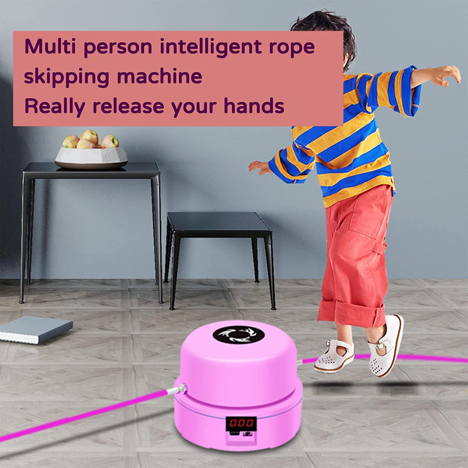 Coarda de sarit Automata, Telecomanda inteligenta Ecran cu Led Coarda ...