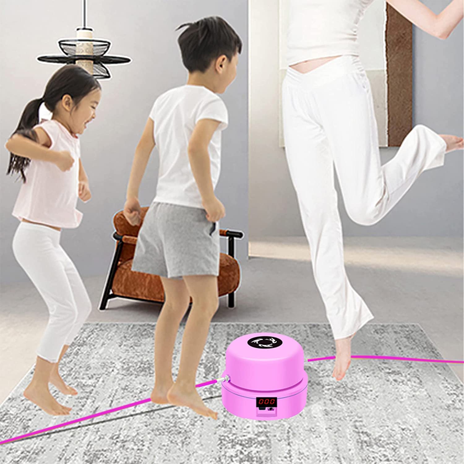 Coarda de sarit Automata, Telecomanda inteligenta Ecran cu Led Coarda ...