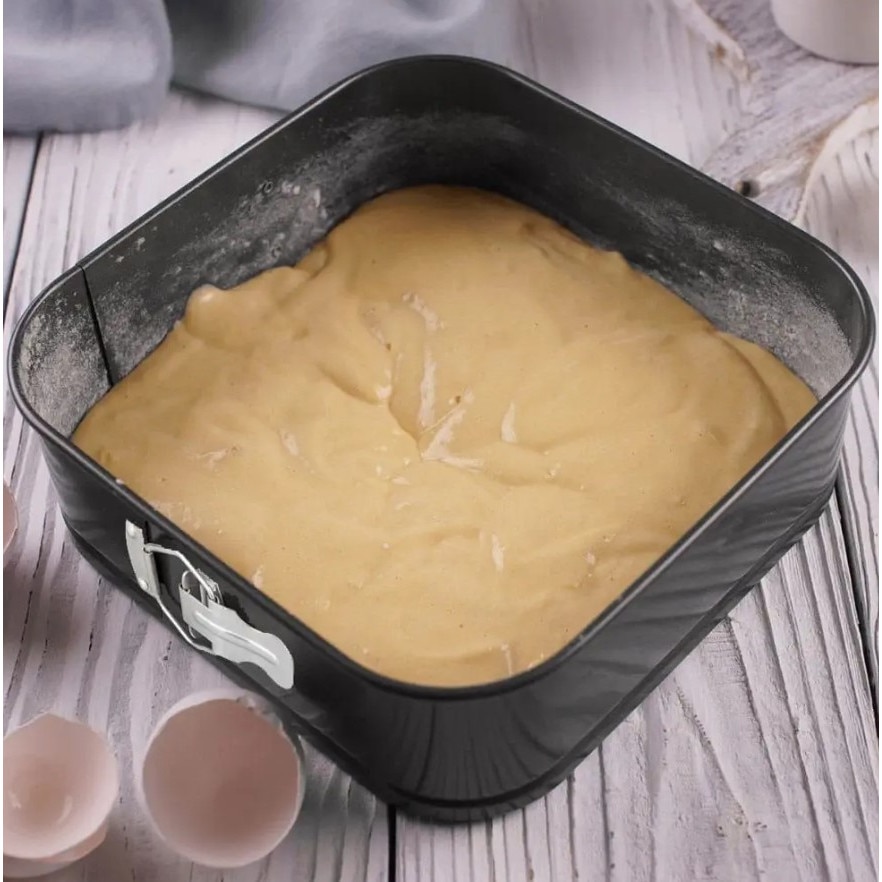 Forma pentru tort, tava copt, patrata, 28 cm, KingHoff - eMAG.ro