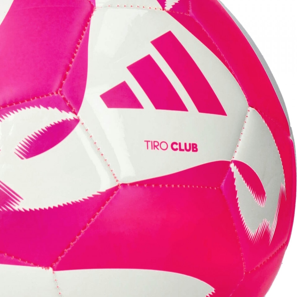 Minge fotbal Adidas Tiro Club 23, alb/roz, 5 - eMAG.ro