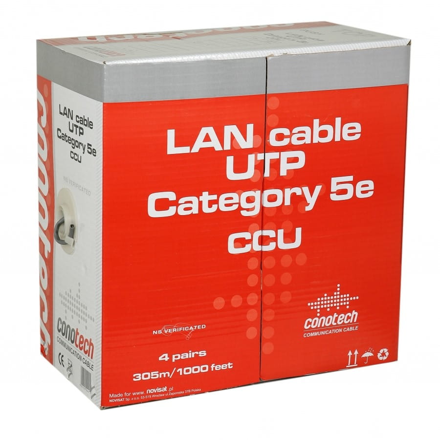 Cablu pentru computer Conotech, 305 M, 5E - eMAG.ro