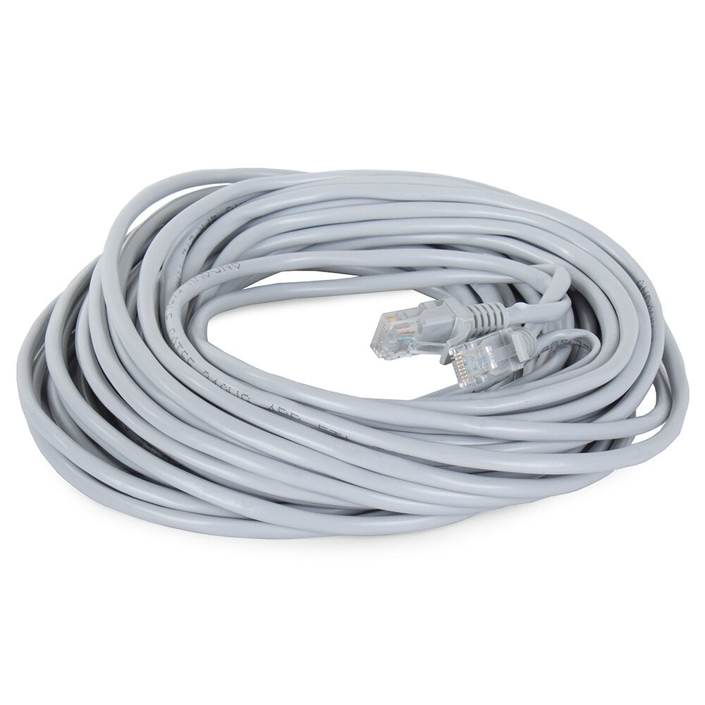 Cablu de retea, UTP, CAT5E, PVC, Mufa RJ45, 10m, Gri - eMAG.ro