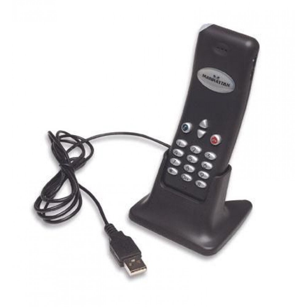 Telefon USB, Manhattan, Negru - eMAG.ro