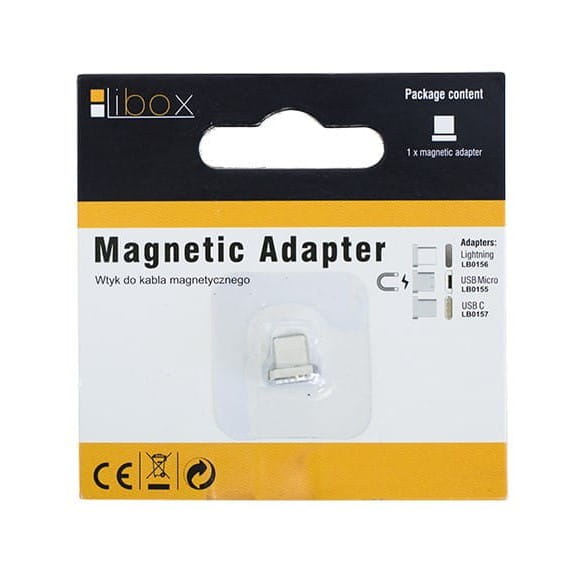 Mufa micro usb pentru cablu magnetic, Libox, Argintiu - eMAG.ro