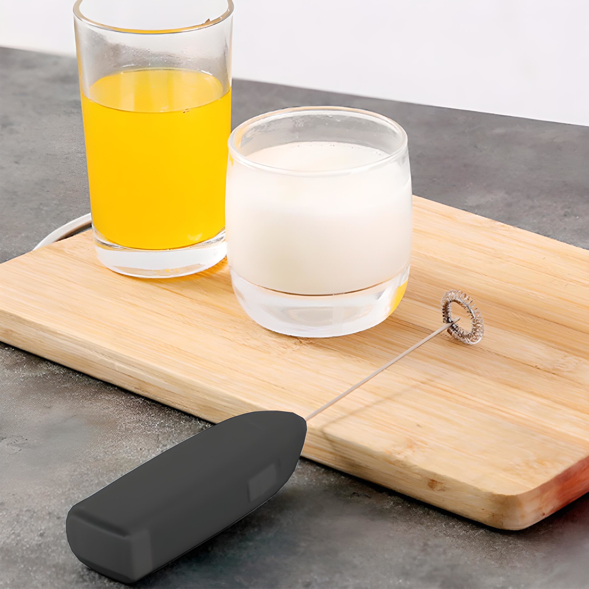 Spumator de lapte, negru, otel inoxidabil, plastic, 11500 rpm - eMAG.ro