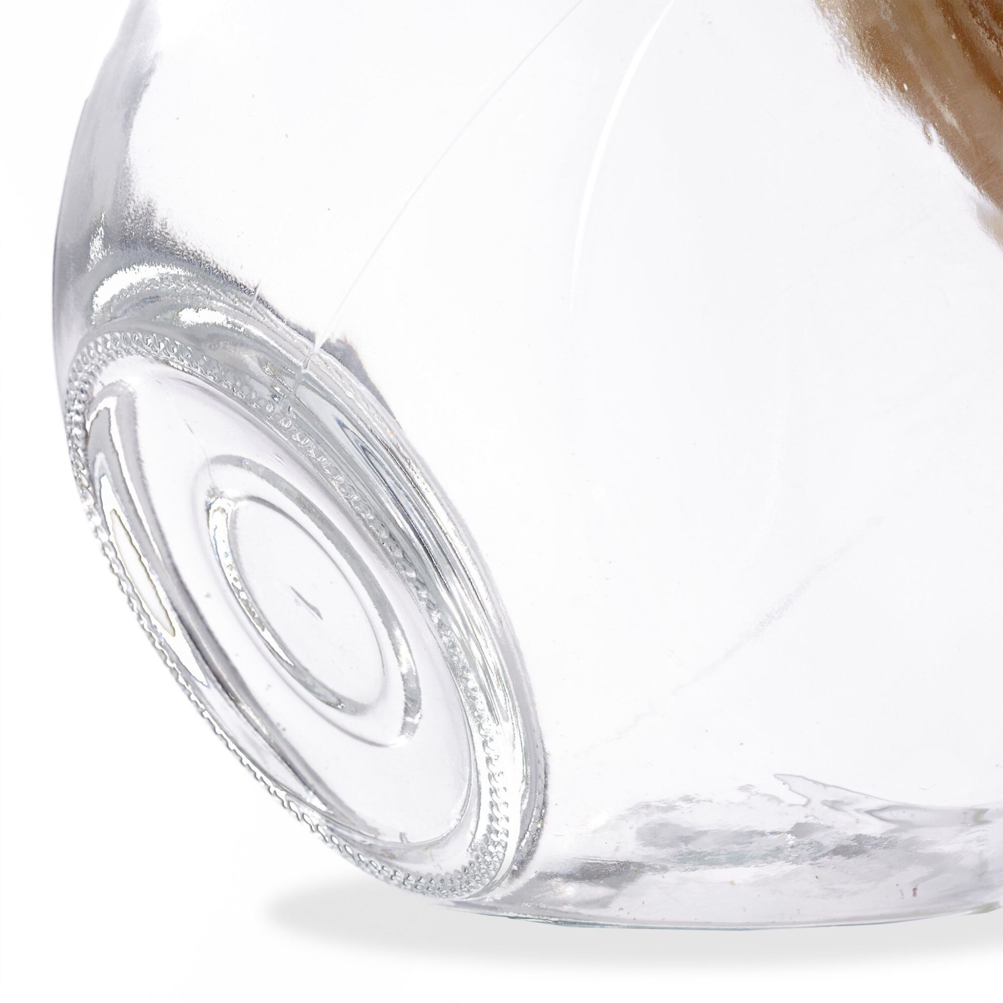 Set 2 borcane pentru bomboane/condimente/cafea, sticla/bambus ...