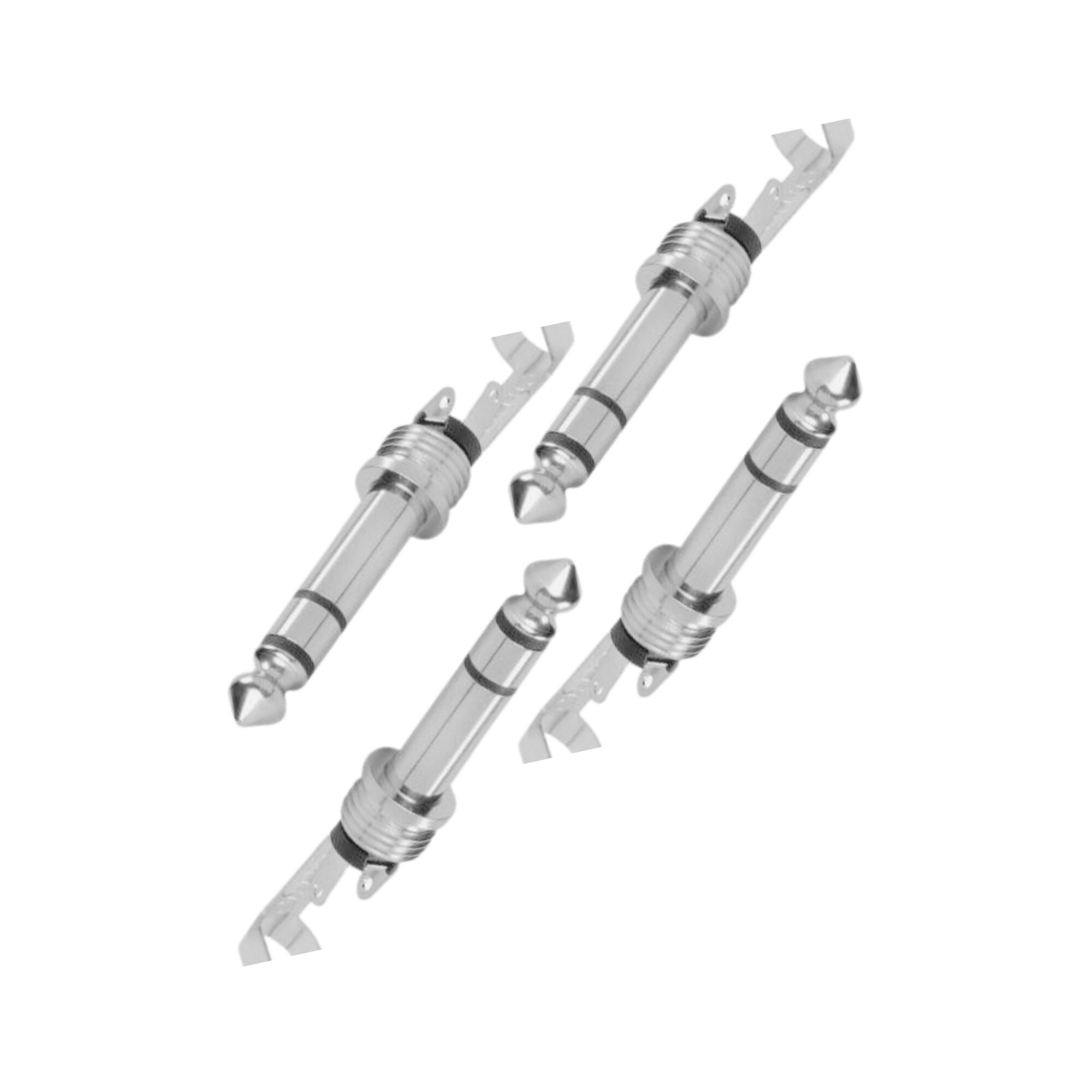 Set 4x Conectori Jack 6.3mm, Stereo, pentru Statie, Boxe, Amplificare ...