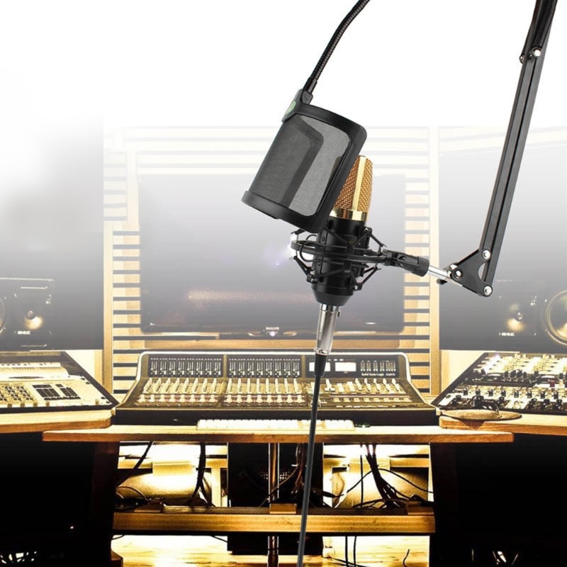 Protectie Microfon Pop Shield Filtru Cu Menghina Universal Scut Dublu ...