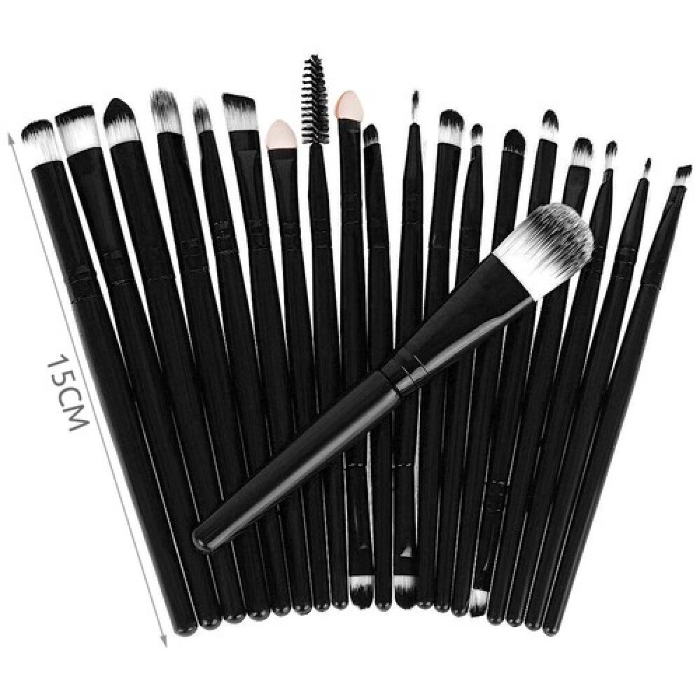 Set de 20 pensule profesionale pentru machiaj DIGIMAT®, din par ...