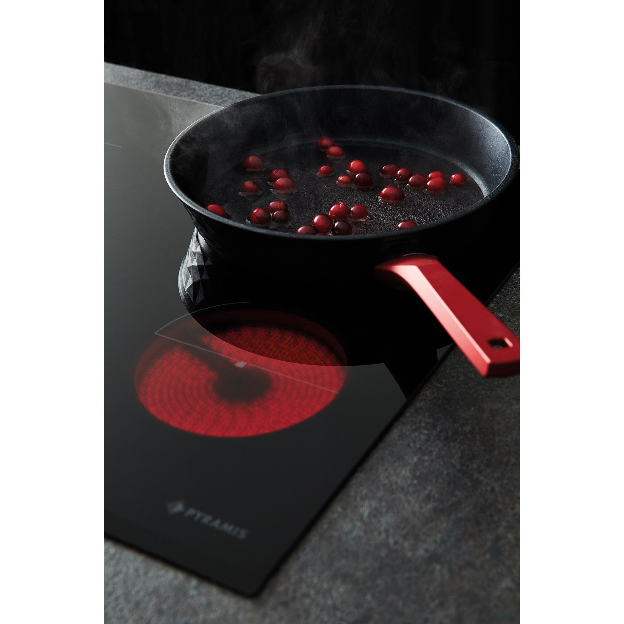 Plita electrica Pyramis PHC61430FMB, 4 zone de gatit, 9 trepte de ...