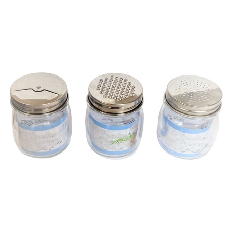 Set 3 borcane de condimente, 250 ml - eMAG.ro