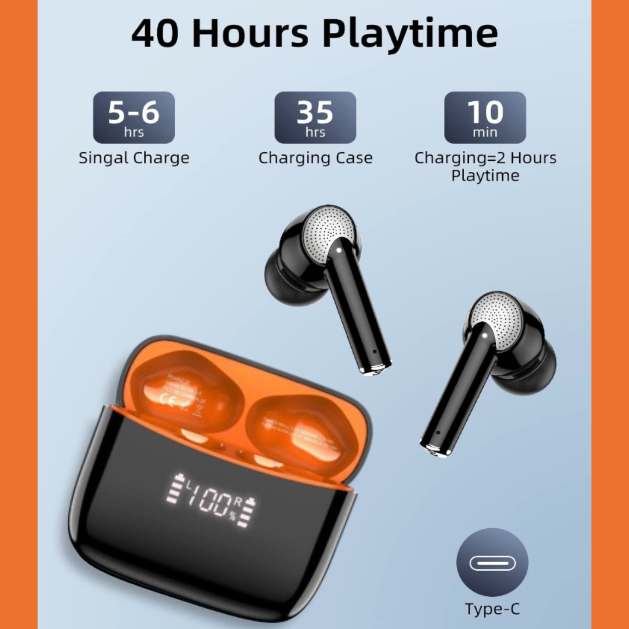 Casti Bluetooth 5.3 ESL by Essential Level®, ANC, ENC Gaming, Wireless ...