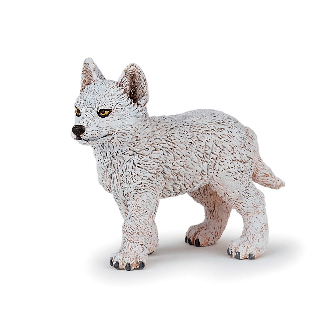 Figurina Papo - Animale salbatice, Lup polar tanar - eMAG.ro