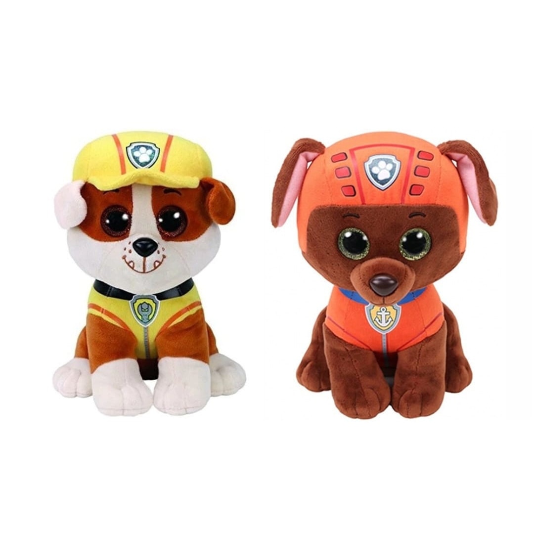 Set 6 jucarii de plus, Patrula Catelusilor, multicolor, 27 cm - eMAG.ro