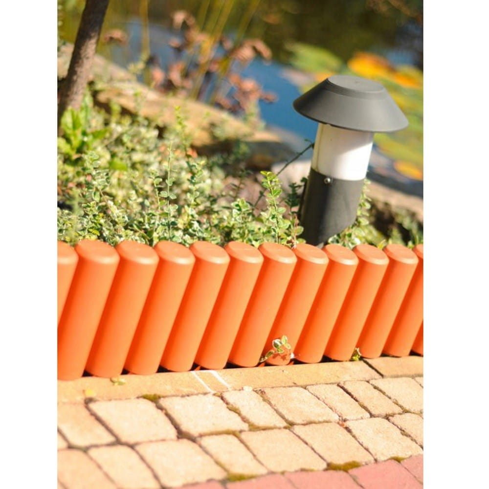 Palisada de gradina, Prosperplast, Plastic, Maro - eMAG.ro