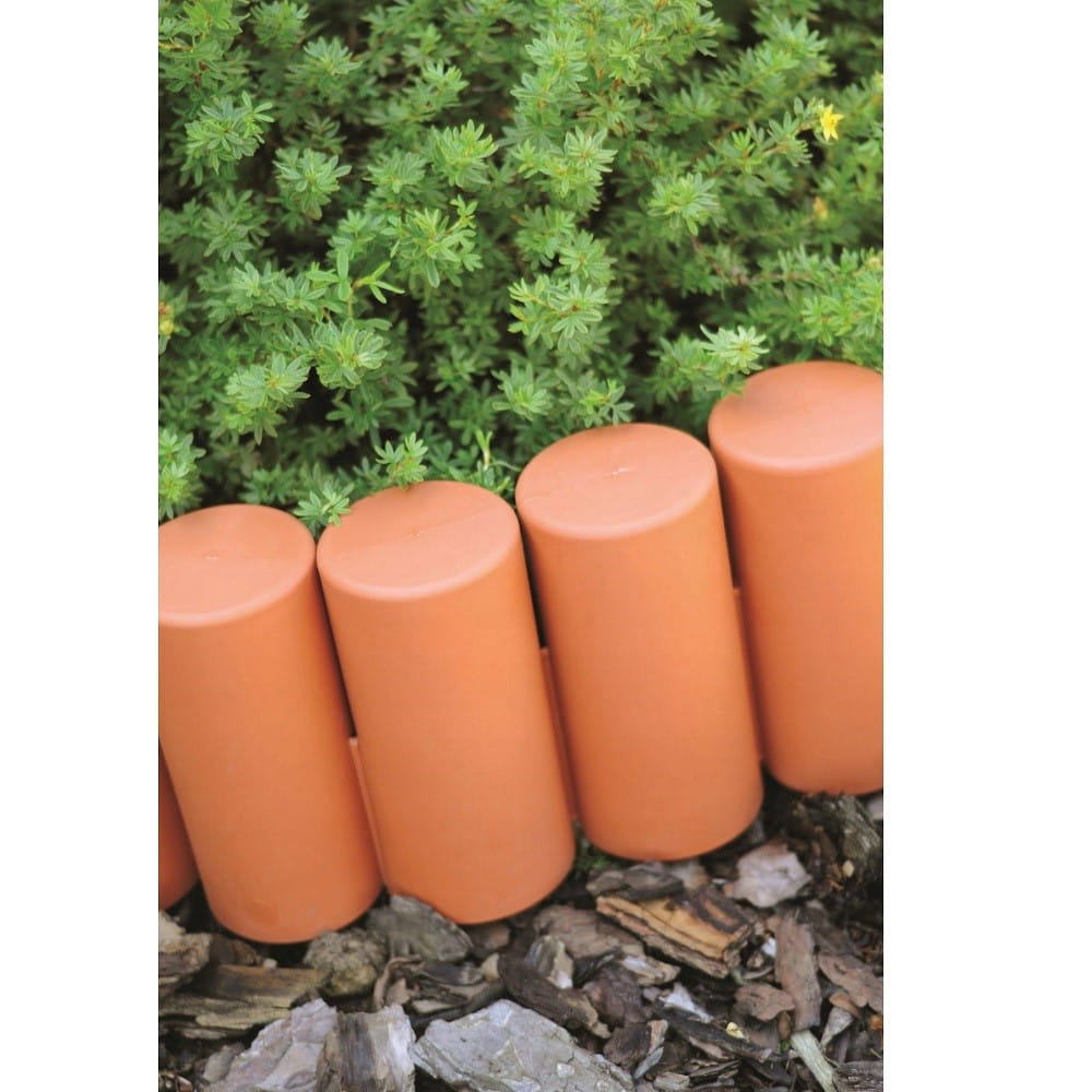 Palisada de gradina, Prosperplast, Plastic, Maro - eMAG.ro
