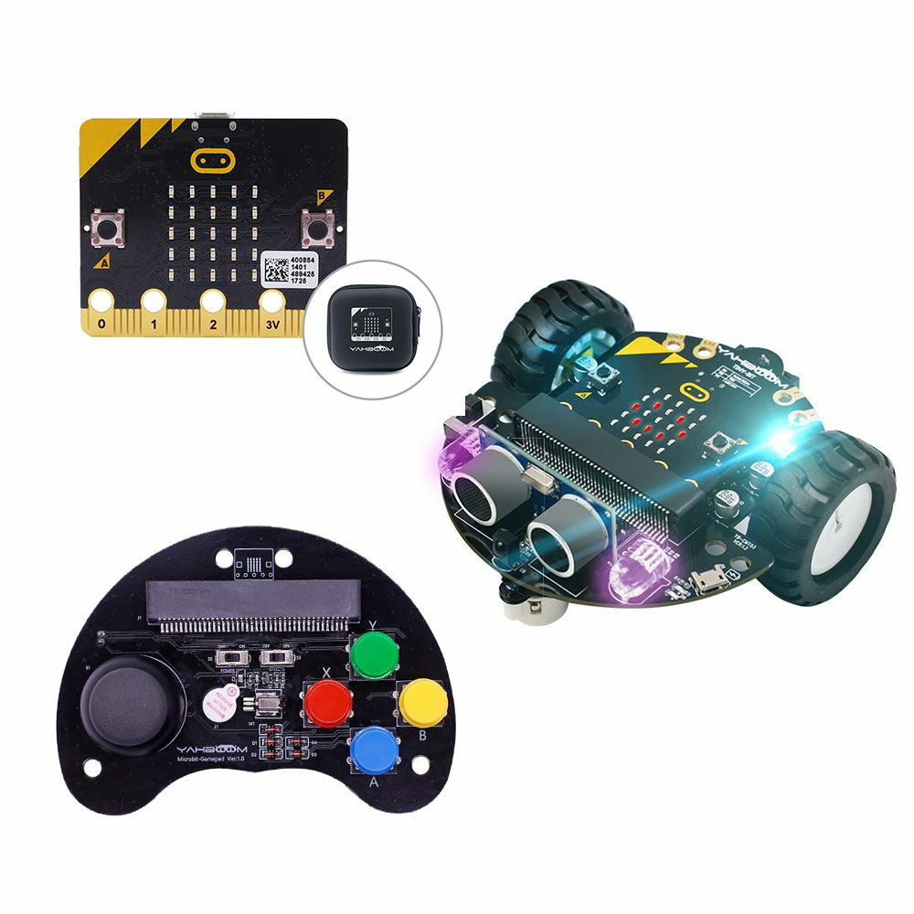 Yahboom с контролер за игри Tiny:bit, 2 micro:bits - eMAG.bg