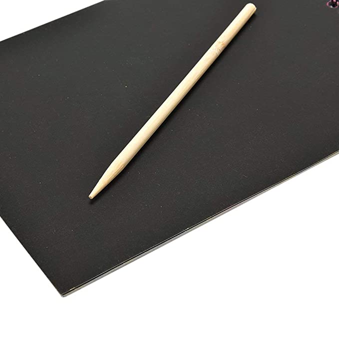 Caiet 10 Fise razuibile, Scratch Paper Note, Salestore.ro®, creion ...