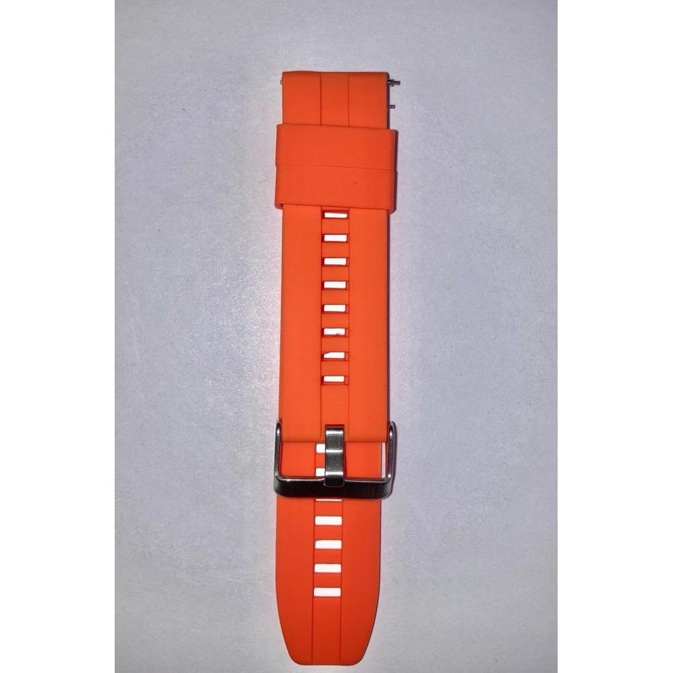 Силиконова каишка, съвместима с 22 мм часовник Huawei GT 2, оранжев ...