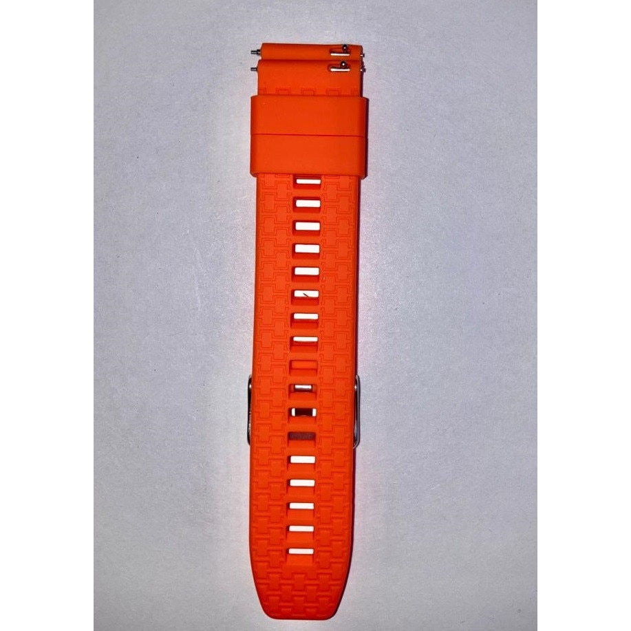 Силиконова каишка, съвместима с 22 мм часовник Huawei GT 2, оранжев ...