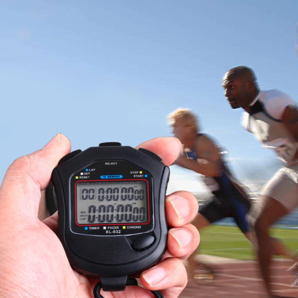 Cronometru, Afisaj digital, Functii multiple, Negru - eMAG.ro