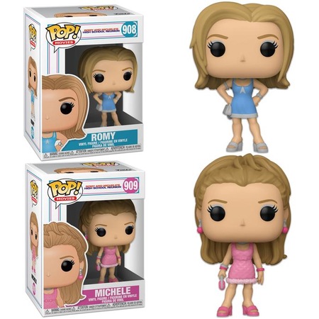 Set de 2 figurine cu Romy si Michele, FunKo, 10 cm, Multicolor - eMAG.ro