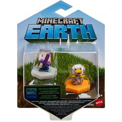 Szett 2 figura Mattel Minecraft Steve Chicken, GKT42, 2pak - eMAG.hu