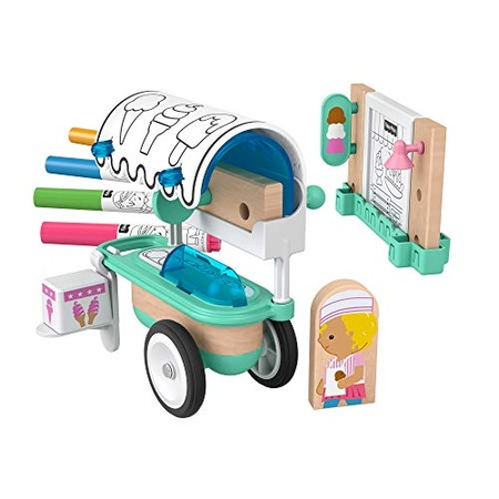 Set creativ pentru copii, Fisher Price, Stand de inghetata, GLY26 - eMAG.ro