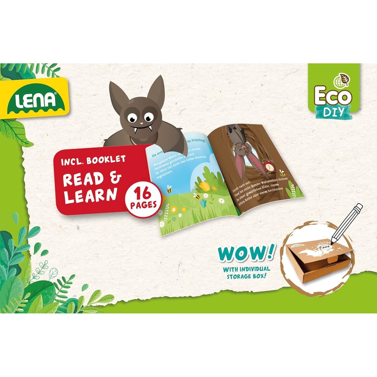 Set DIY Lena, Hotel pentru albine, Air Bee 'n' Bee - eMAG.ro