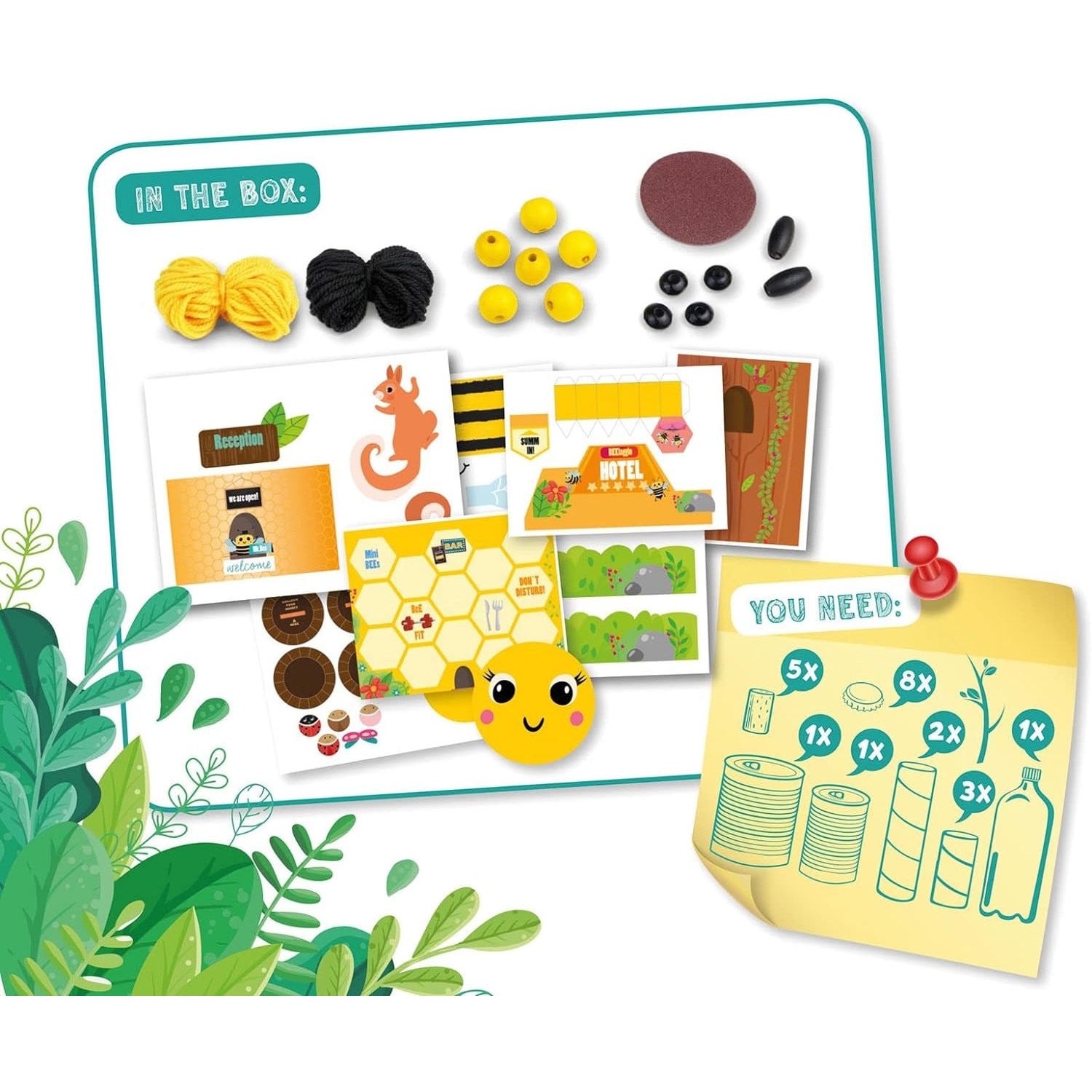 Set DIY Lena, Hotel pentru albine, Air Bee 'n' Bee - eMAG.ro