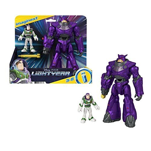 Figura Buzz Lightyear Zurg, Mattel, 18 cm, Multicolor - eMAG.ro
