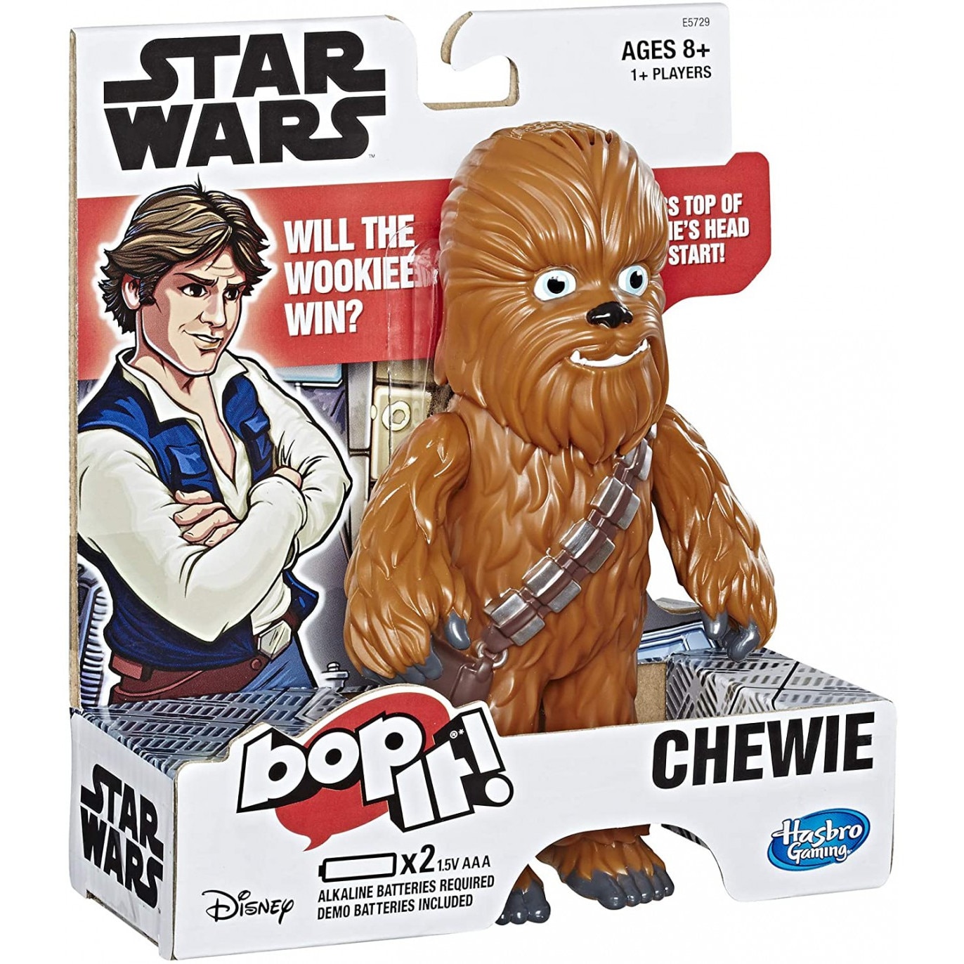 Star Wars Chewie interaktív figura, Hasbro, 17 cm, többszínű - eMAG.hu