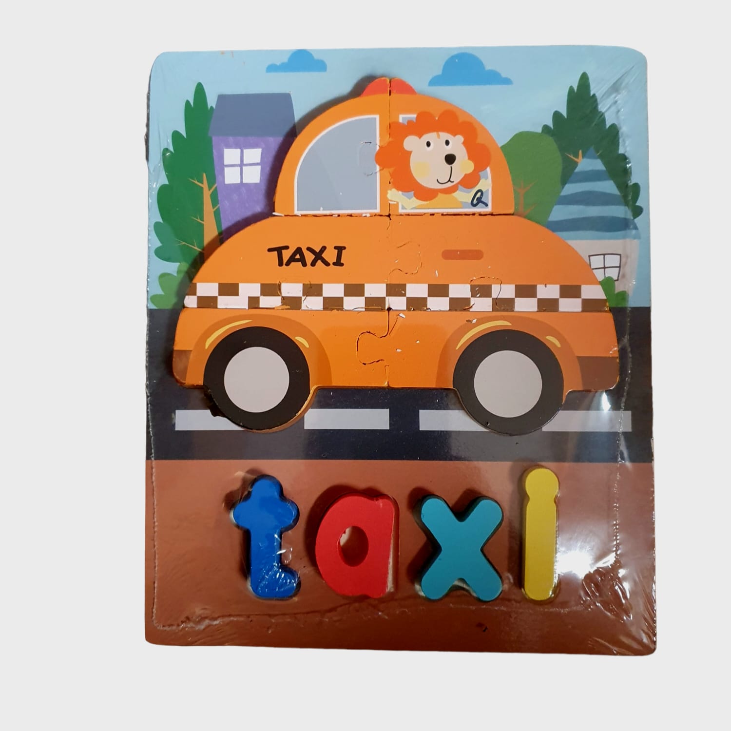 Puzzle 2D, Taxi, 10 piese - eMAG.ro