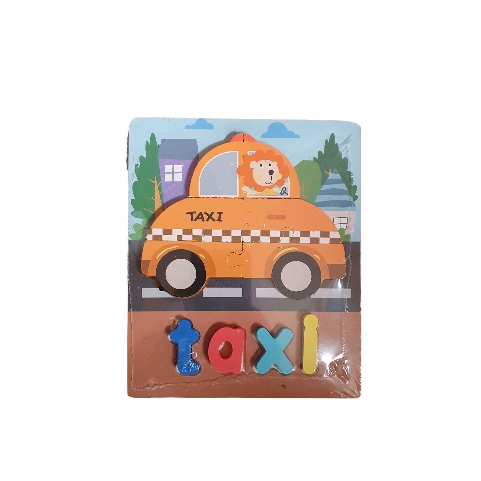 Puzzle 2D, Taxi, 10 piese - eMAG.ro