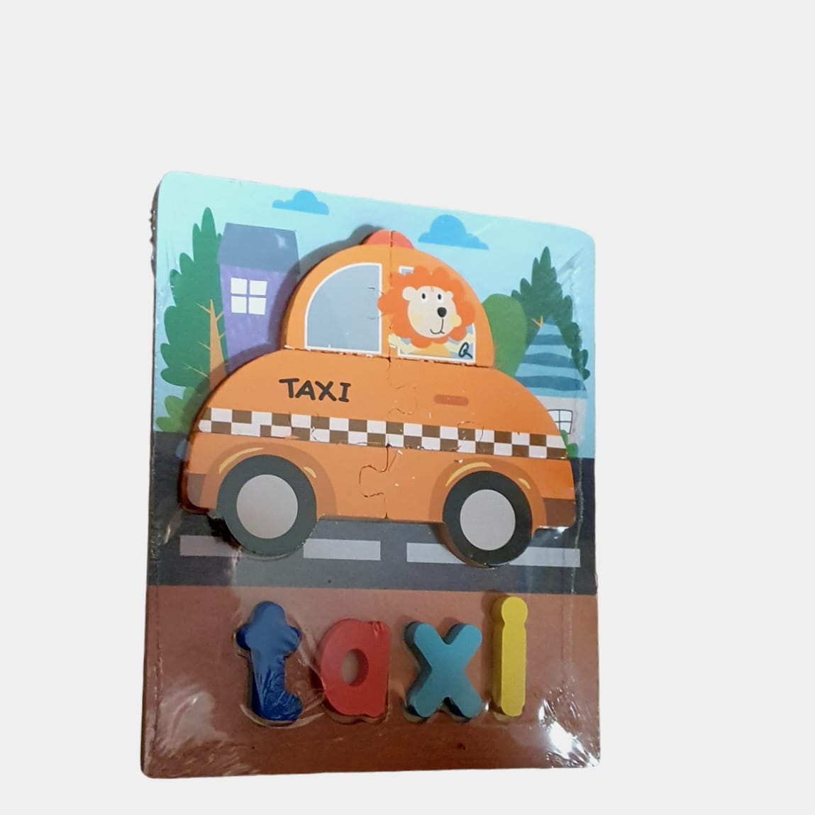 Puzzle 2D, Taxi, 10 piese - eMAG.ro