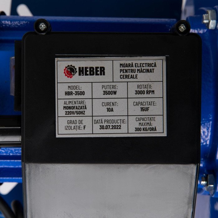 Moara electrica pentru lucerna, furaje si cereale, Heber, 3 in 1, 3.5 ...