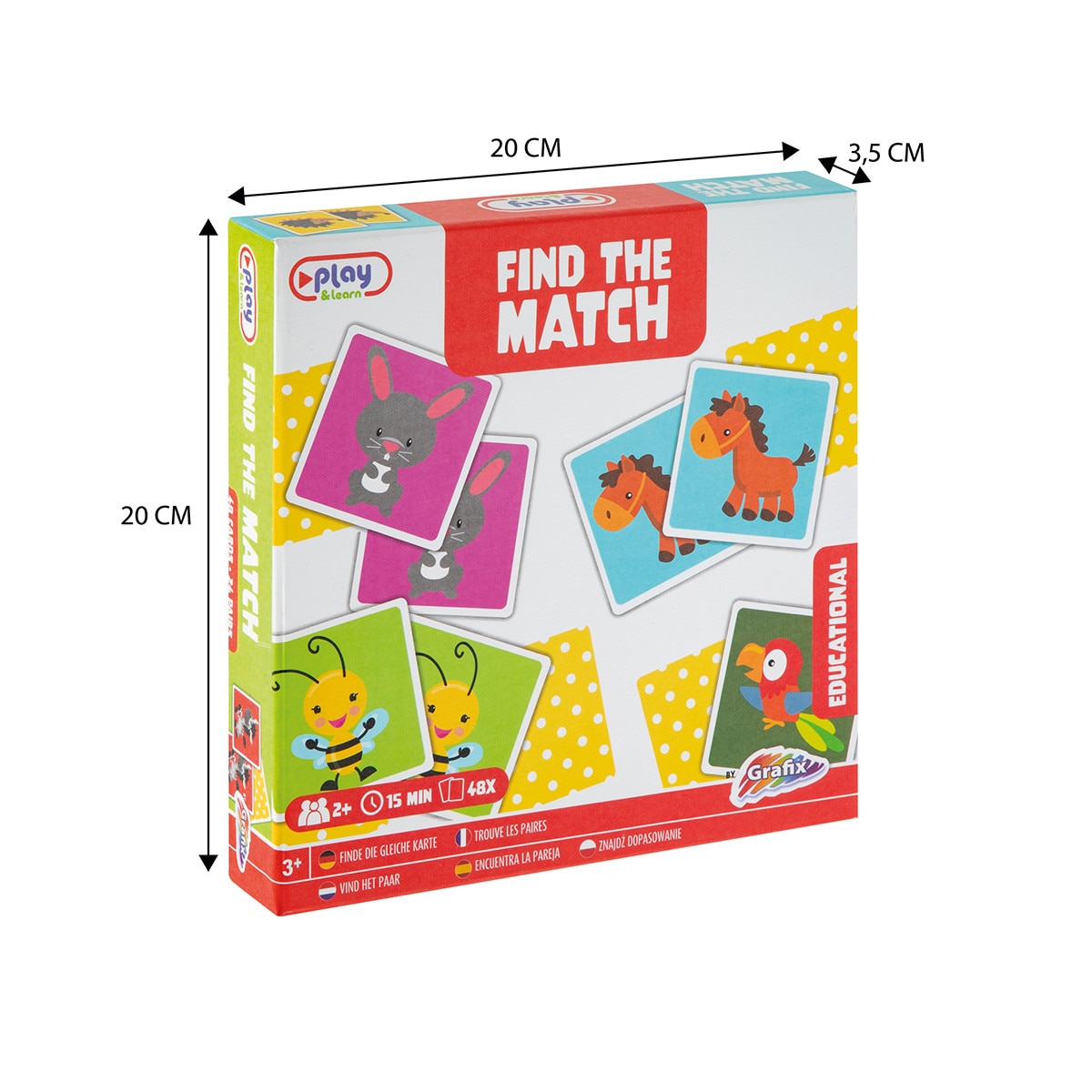 Joc educativ copii, Grafix, 48 carduri, Multicolor - eMAG.ro