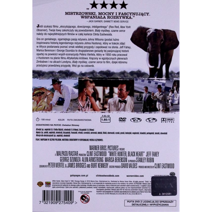 Vanator Alb Inima Neagra [DVD] - eMAG.ro