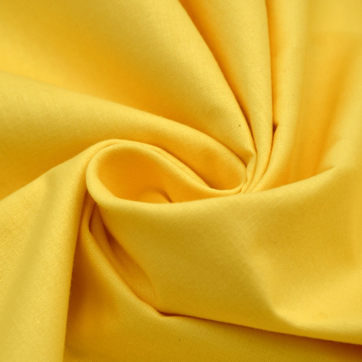 Material bumbac ranforce Oeko-Tex 100 cm x 240 cm galben - eMAG.ro