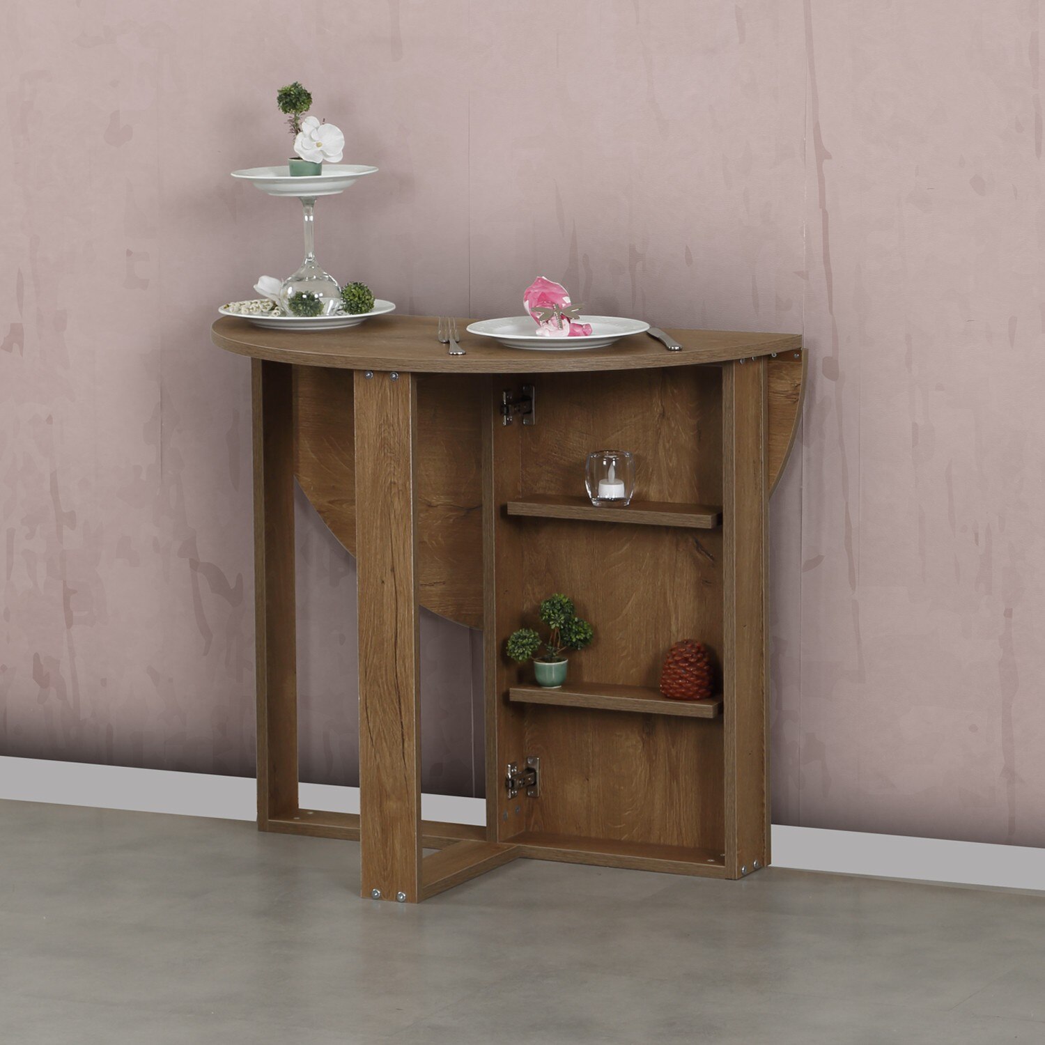 Masa living, Middle, Nuc, 90 x 45 x 77 cm - eMAG.ro