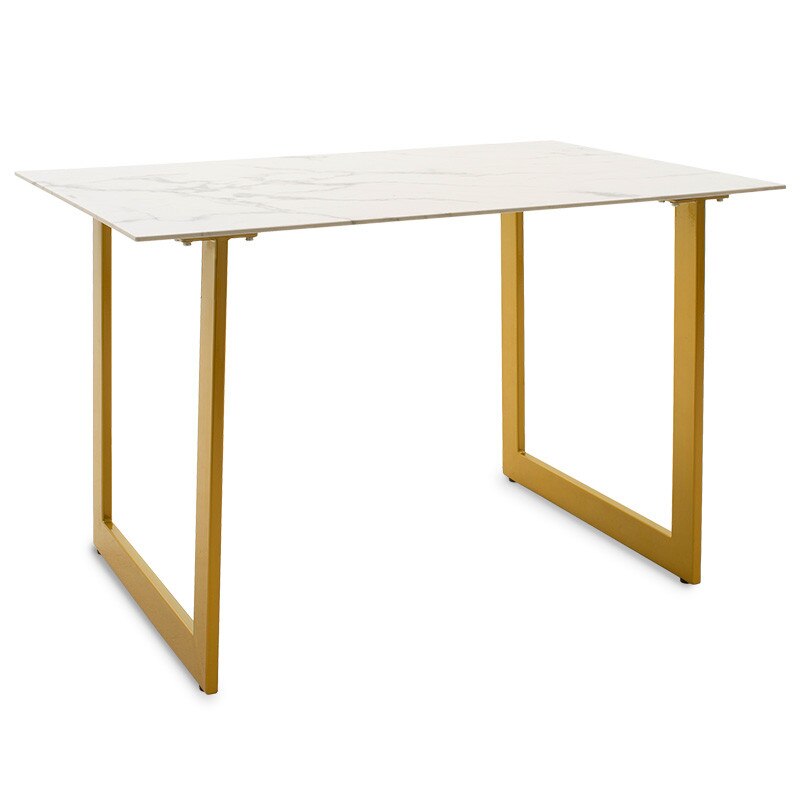 Masa living, Pako Word, Paris, Auriu, 120x80x75 cm - eMAG.ro