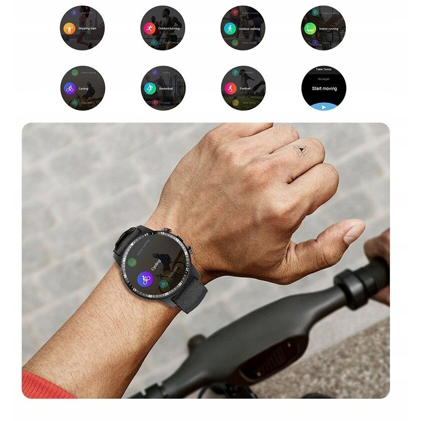 Smartwatch 4G SIM Android GPS rezistent la apa NFC ECG - eMAG.ro