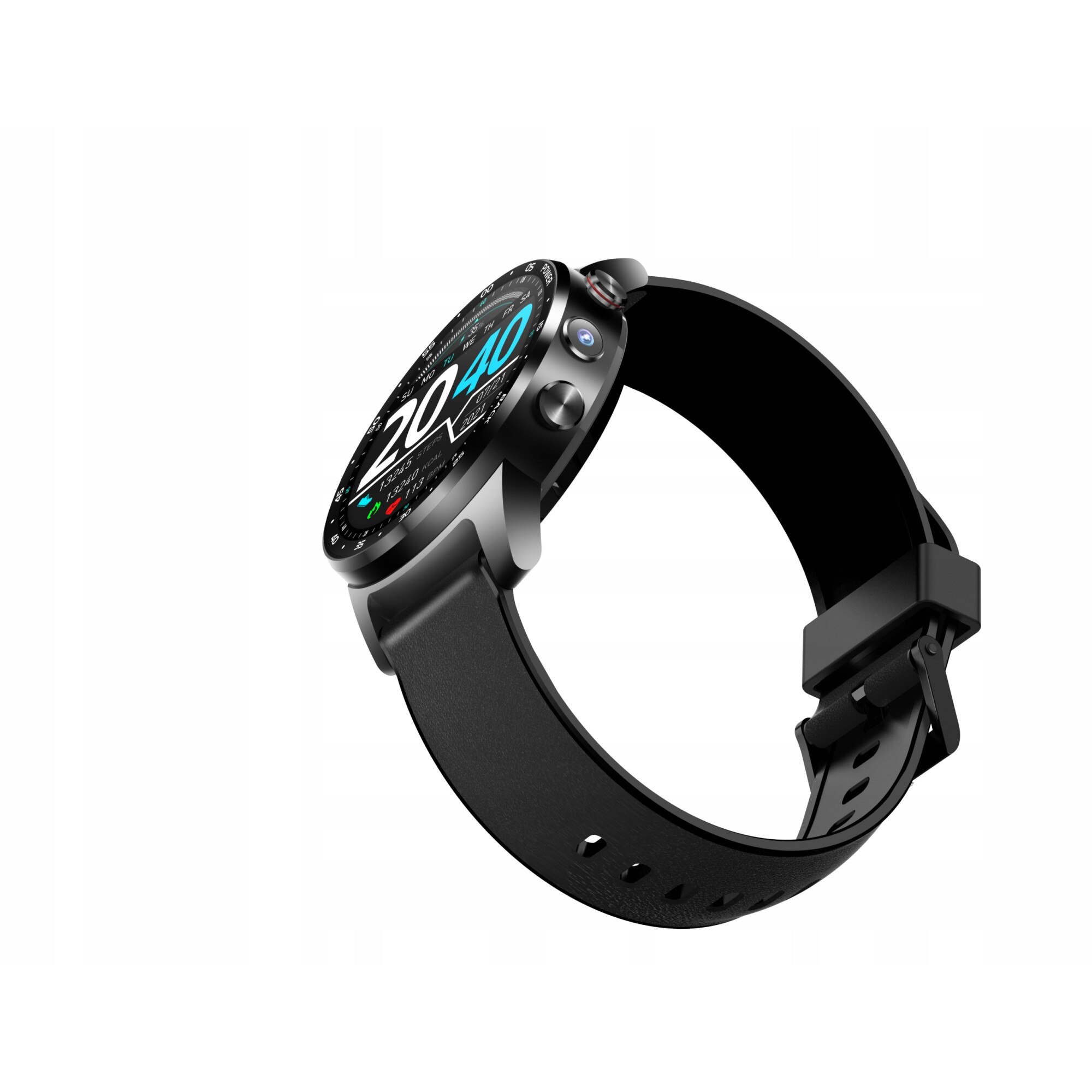 Smartwatch 4G SIM Android GPS rezistent la apa NFC ECG - eMAG.ro