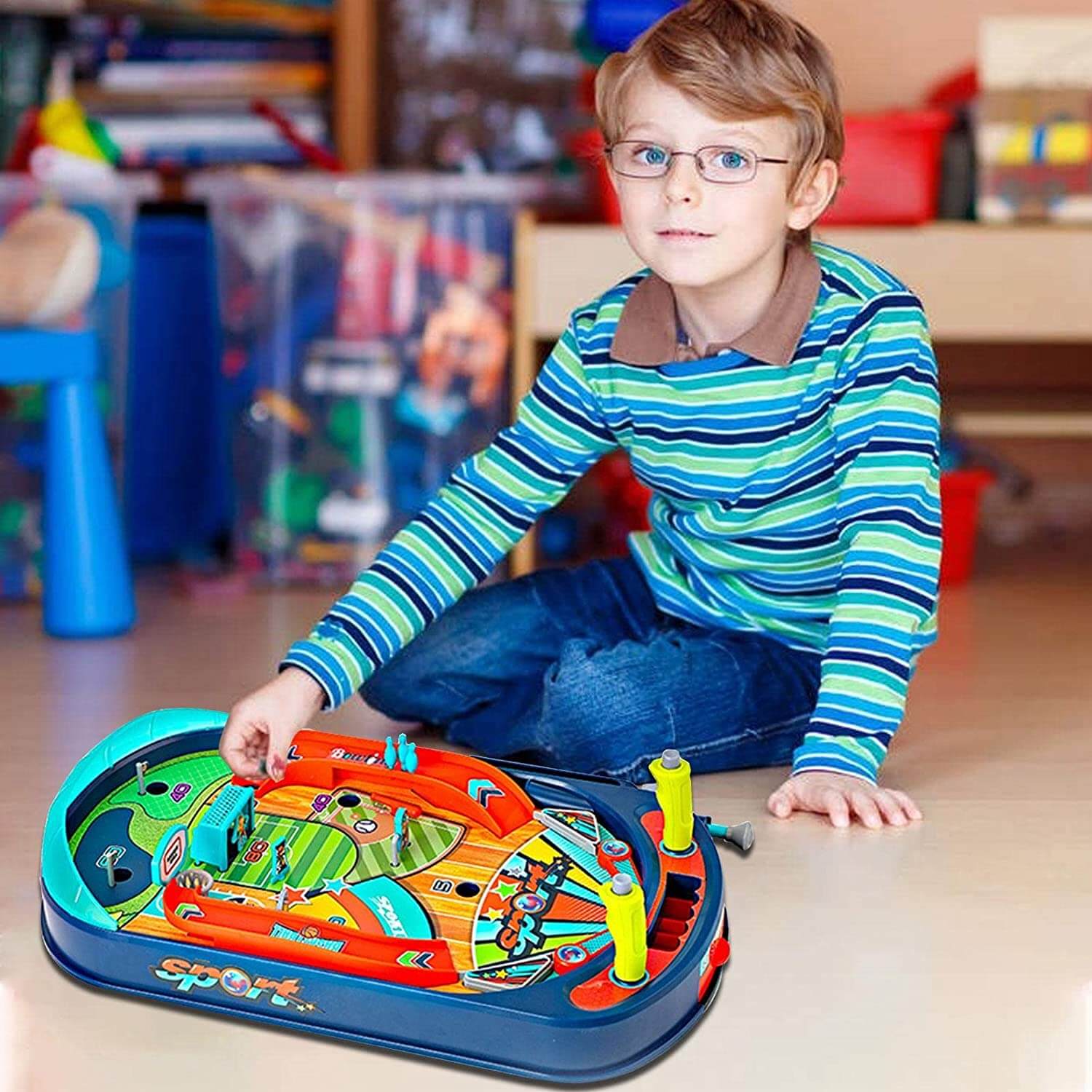 Joc interactiv Pinball / Flipper King Sport, 47x29x12 cm - eMAG.ro