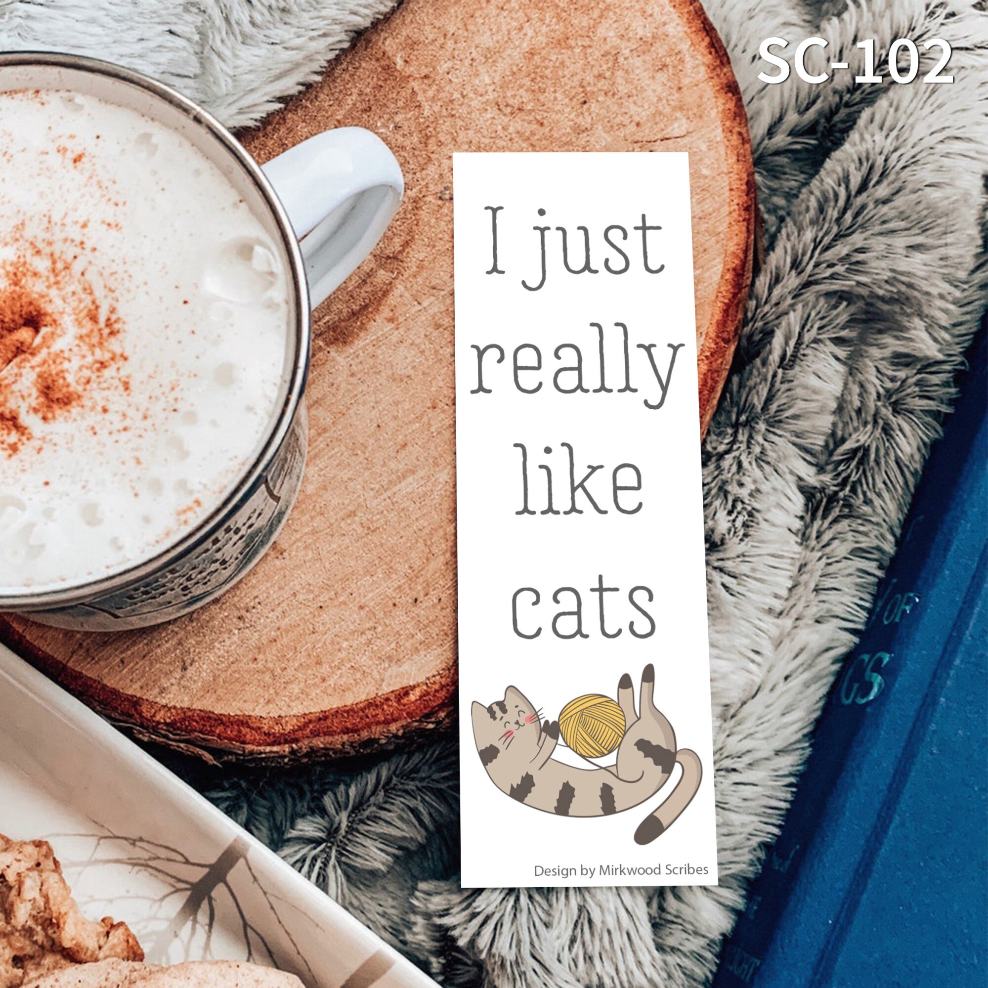 Semn de carte simplu - I just really like cats - eMAG.ro